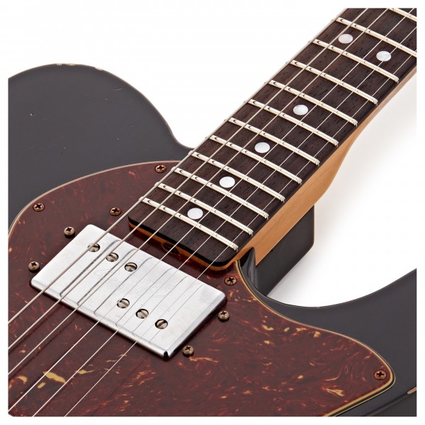 Fender Custom Shop Telecaster Thinline Relic, Faded Black #CZ576345 at ...