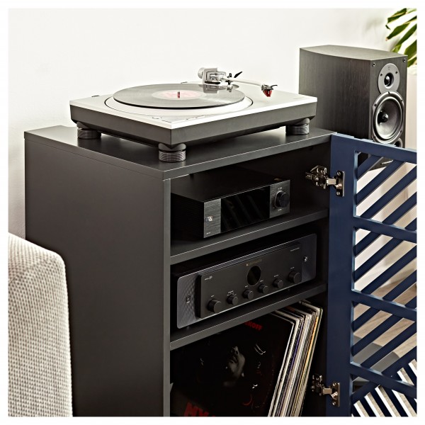 AVCOM Hi-Fi Cabinet 3 Shelf Black, Custom Bundle at AV.com