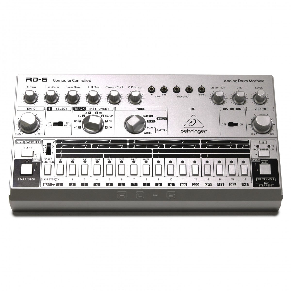 Behringer RD-6 Drum Machine, silber - Secondhand | Gear4music