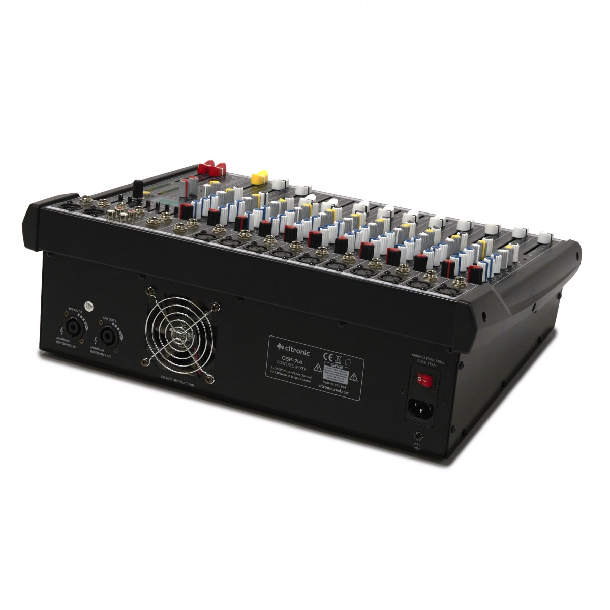 Citronic CSP-714 700 W 14 Input Powered Mixer - Secondhand at Gear4music