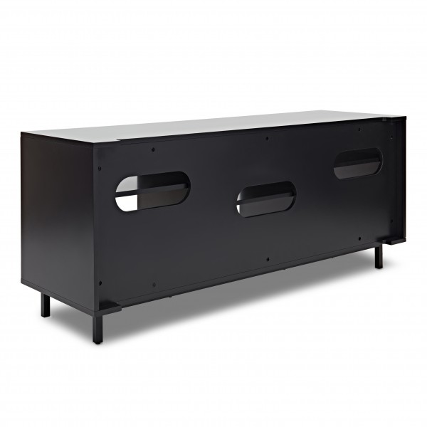 AVCOM Large TV Cabinet Black, Custom Bundle at AV.com