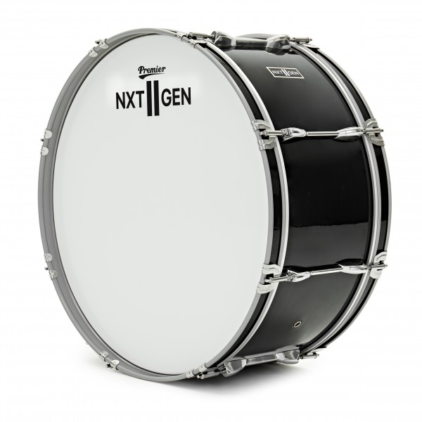 Premier NXT GEN Marching 24" x 10" Traditional Bass Drum, Black at ...