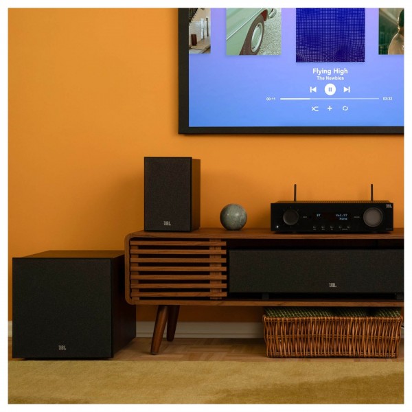 JBL Stage 200P Powered Subwoofer, Black at AV.com