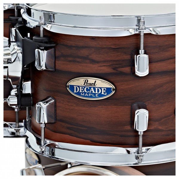 Pearl Decade Maple Pro Drum Kit w/Sabian XSRs, Matte Dark Walnut at ...