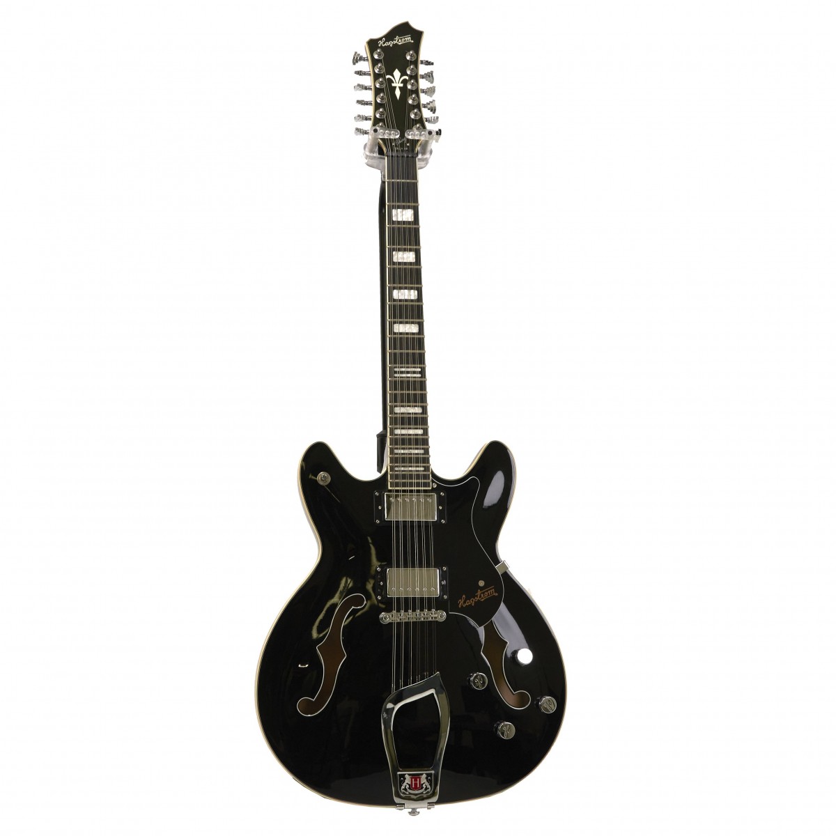 Hagstrom Viking Deluxe 12-String, Gloss Black - Secondhand at Gear4music
