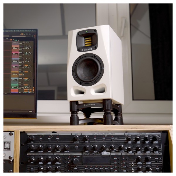 ADAM Audio A7V Active Studio Monitor Pair, White at Gear4music
