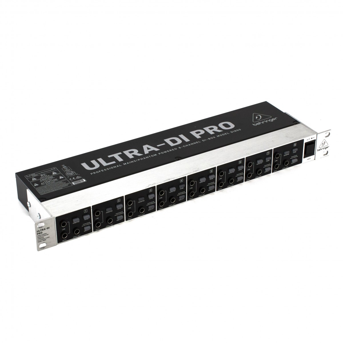 Behringer DI800 V2 Ultra-DI Pro DI Box 8 Canali Atttiva | Gear4music