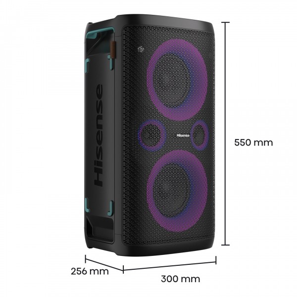 Hisense HP100 Party Rocker One Portable Bluetooth Speaker at AV.com
