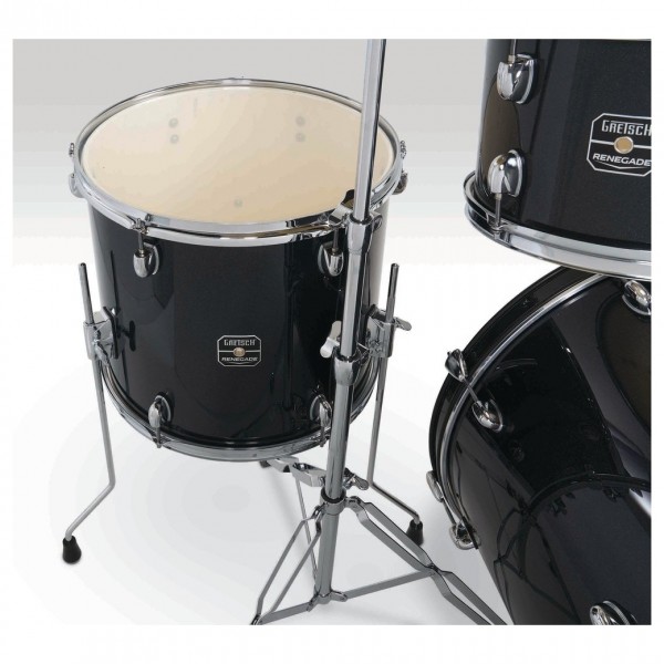 Gretsch Renegade 22" Drum Kit with Hardware & Cymbals, Black Mist at ...
