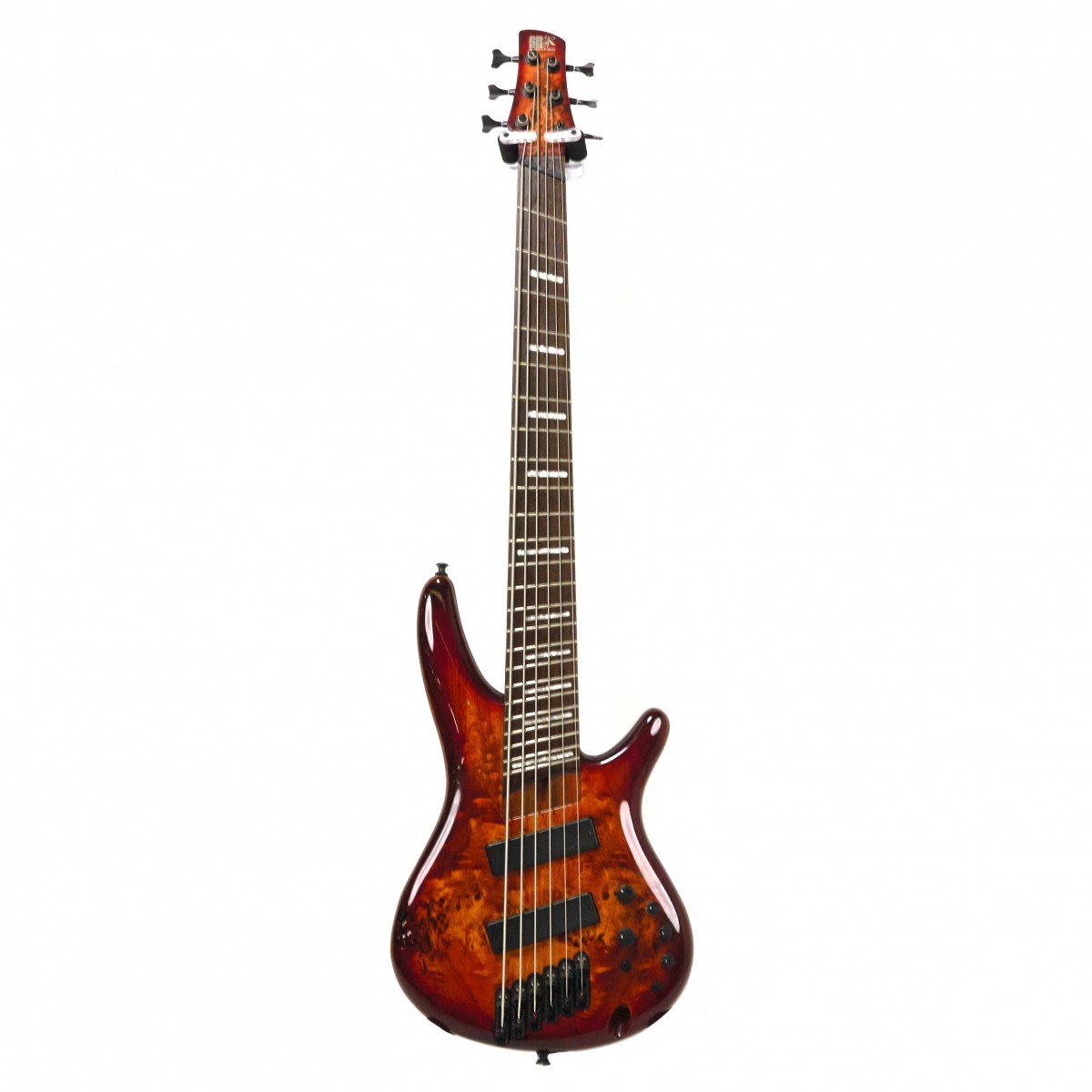 Ibanez SRMS806 Multi Scale 6 String Bass, Brown Topaz Burst ...