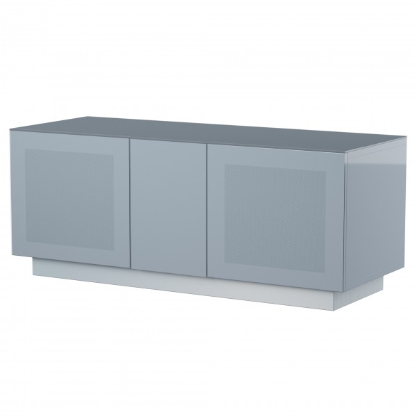 Alphason Element Modular 1250XL TV Cabinet, Grey Gloss at AV.com