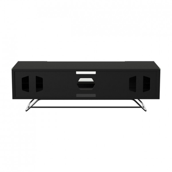 Alphason Chromium 2 1200 TV Cabinet, Gloss Black at AV.com