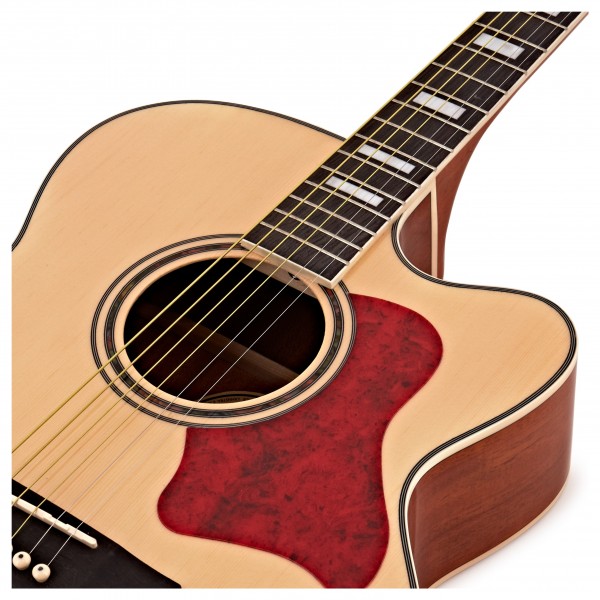 Jumbo Acoustic Guitar by Gear4music, Natural, 2023 Model at Gear4music
