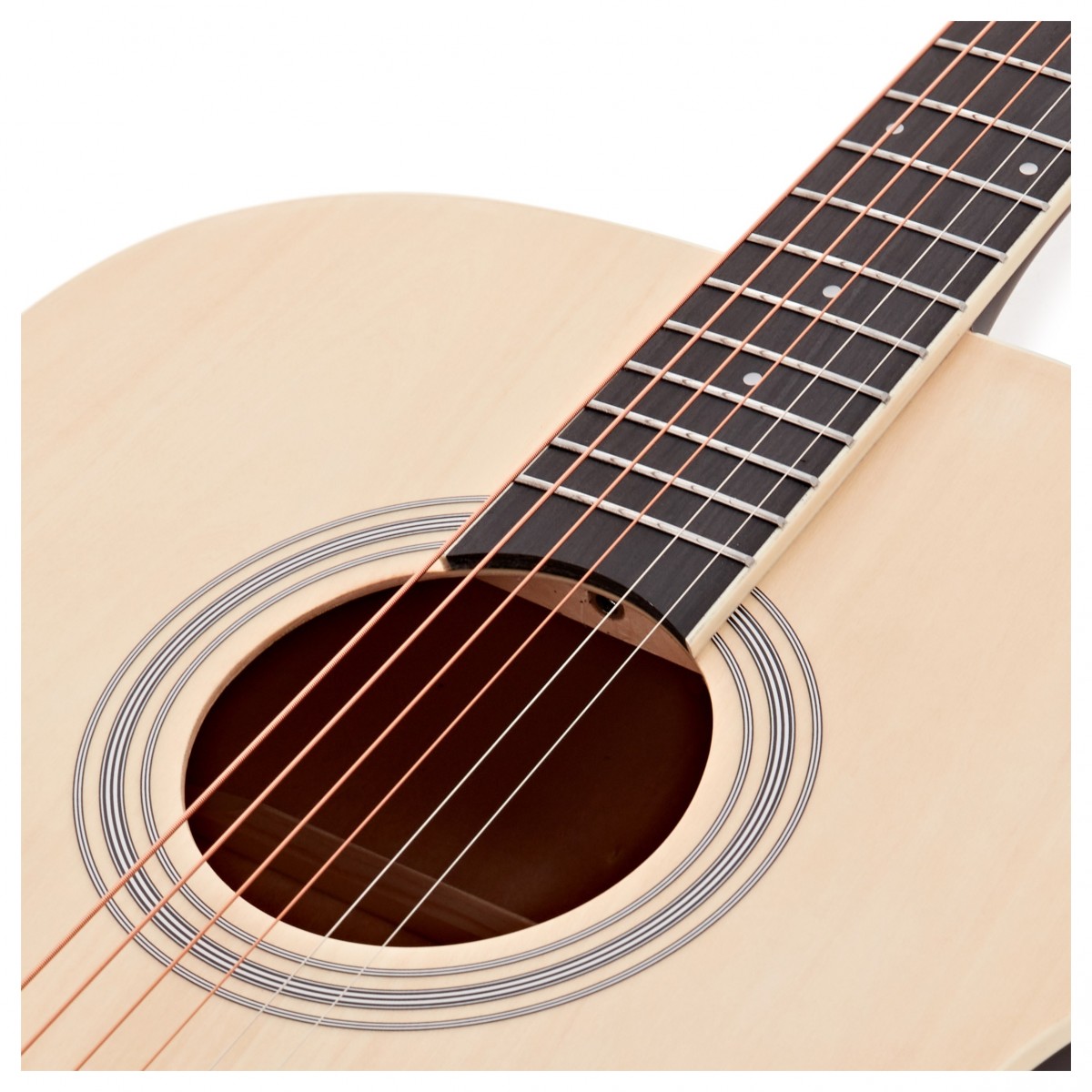 Jumbo Acoustic Guitar by Gear4music, Natural at Gear4music