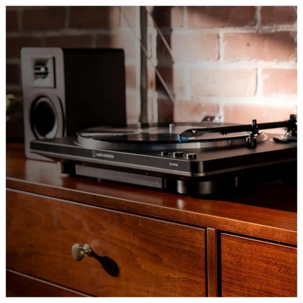 Audio Technica AT-LP70XBT Fully Automatic Bluetooth Turntable, Black ...