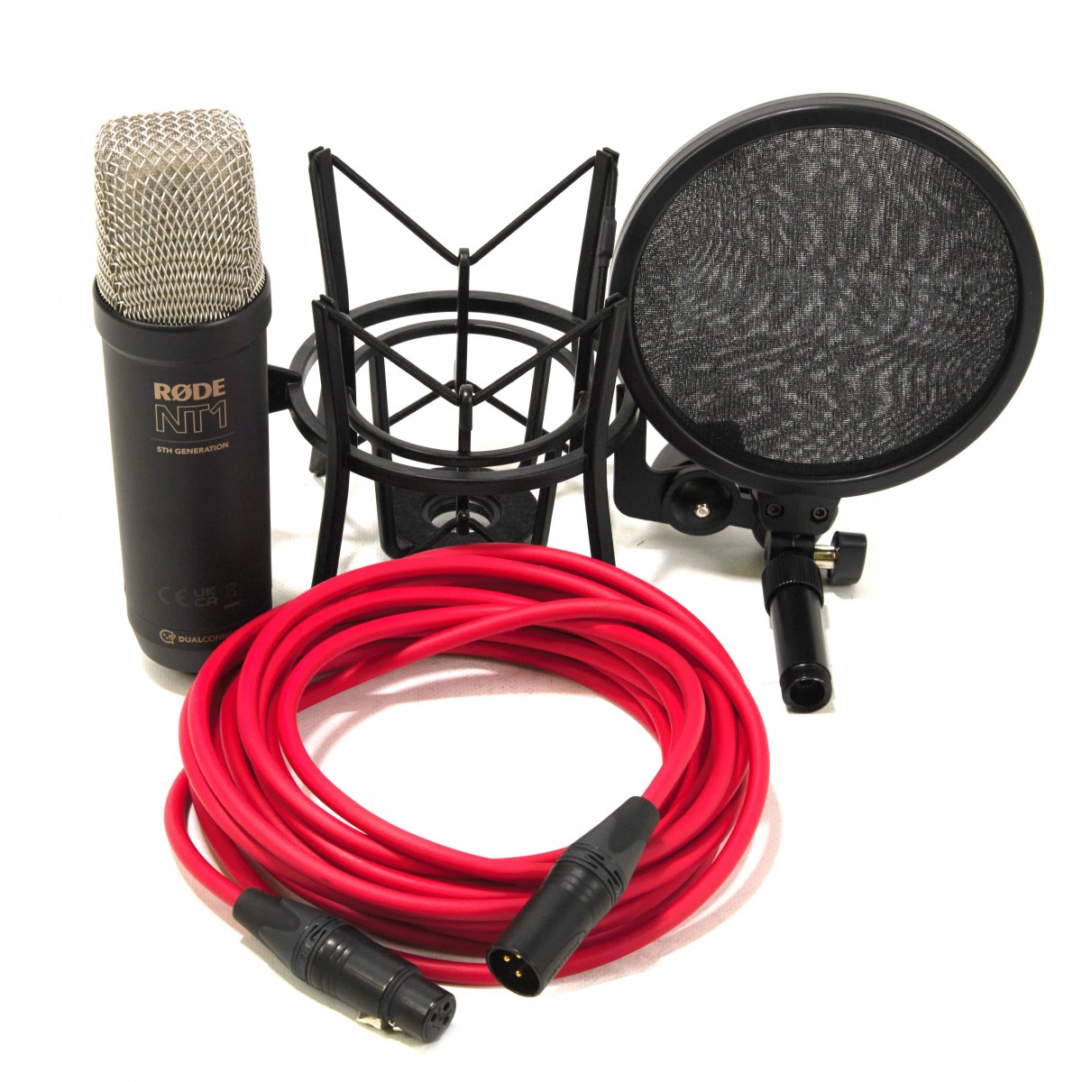 Rode NT1 5th Gen XLR and USB-C Studio Microphone, Black - Secondhand at ...