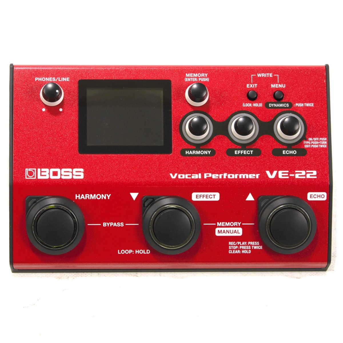Boss VE-22 Vocal Performer Vocal Effects Processor - Secondhand na ...