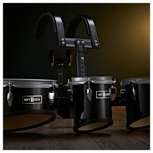 Premier NXT GEN Marching Quad Multi-Tenor Set - 6/8/10/12, Black at ...