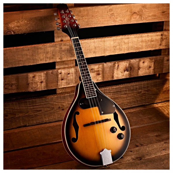 Electro Acoustic Mandolin by Gear4music, Sunburst at Gear4music