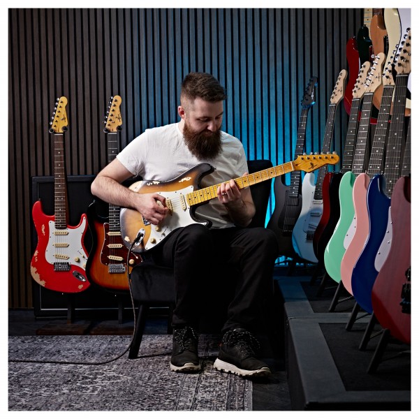 LA Select Legacy Electric Guitar by Gear4music, Antique Sunburst ...