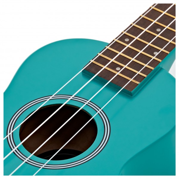 Kala Ukadelic Soprano Ukulele, Lochness Turquoise at Gear4music