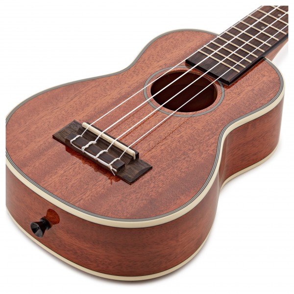 Kala KA-SLNG Mahogany Soprano Long Neck Ukulele, Gloss at Gear4music