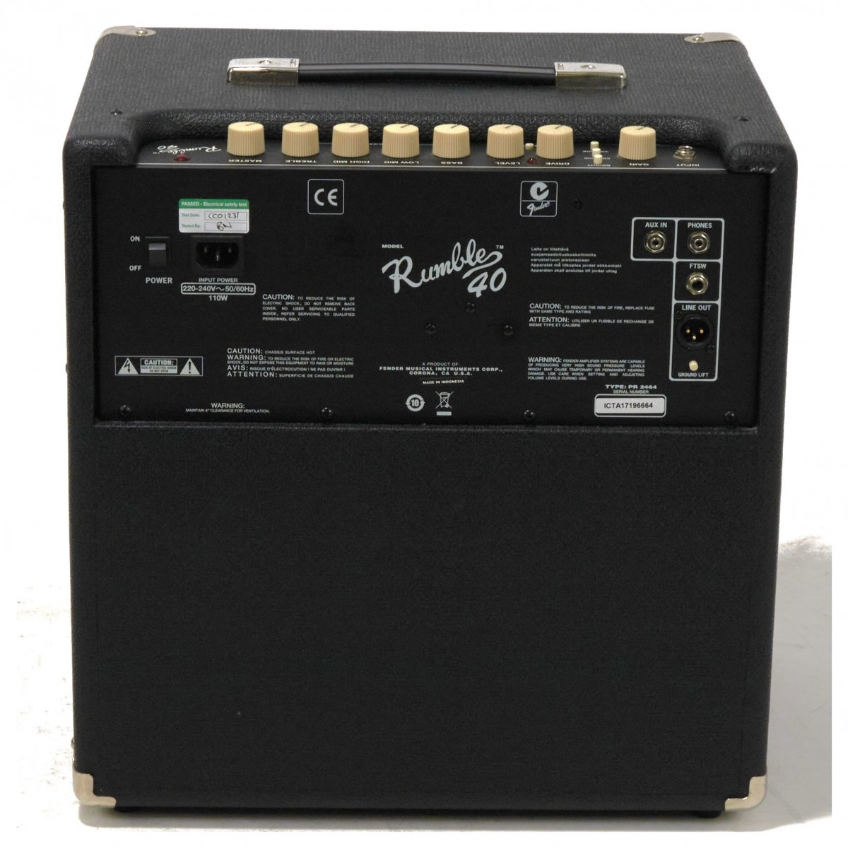 Fender Rumble 40 Bass Combo - Secondhand at Gear4music