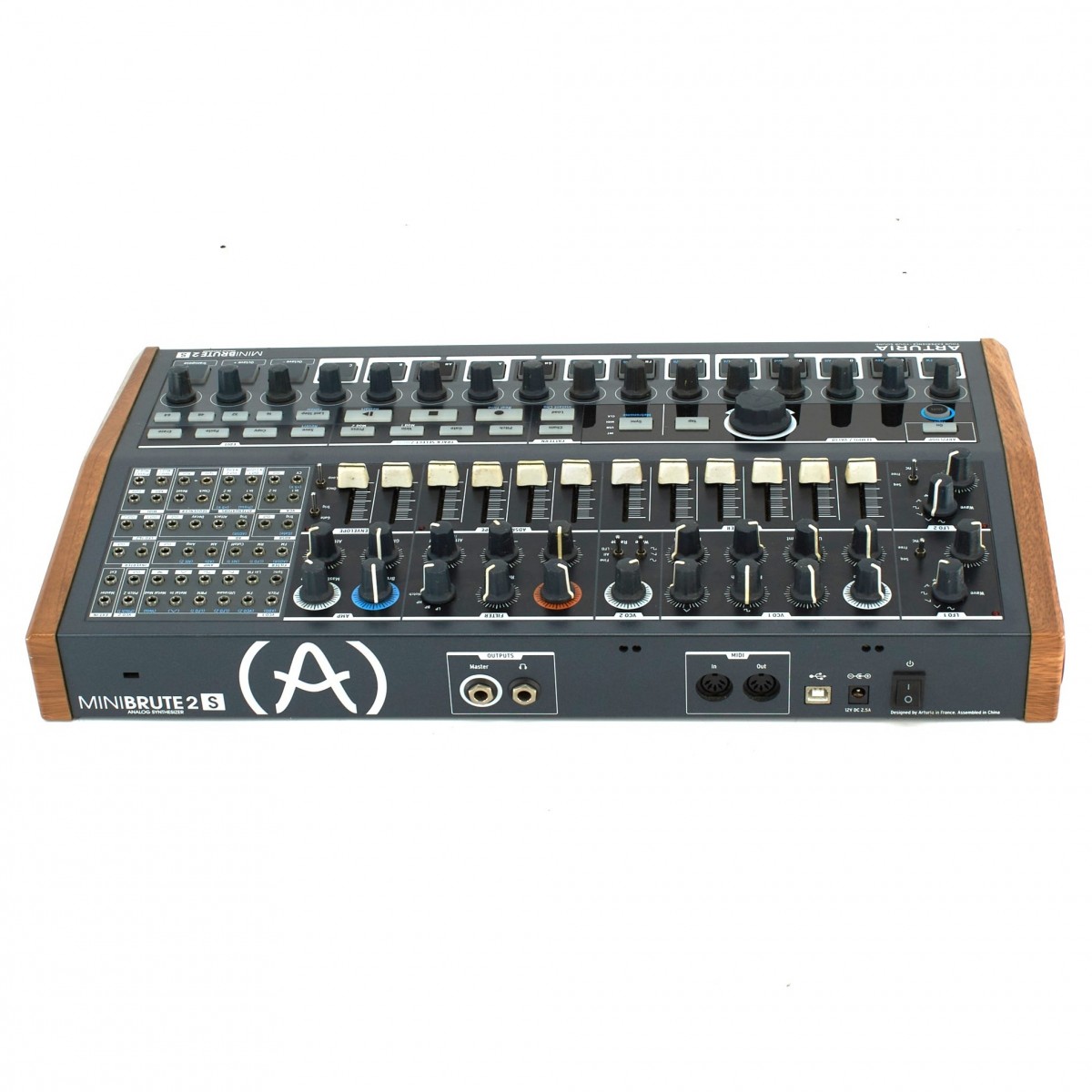 Arturia MiniBrute 2S Semi-Modular Analog Sequencing Synth Module ...