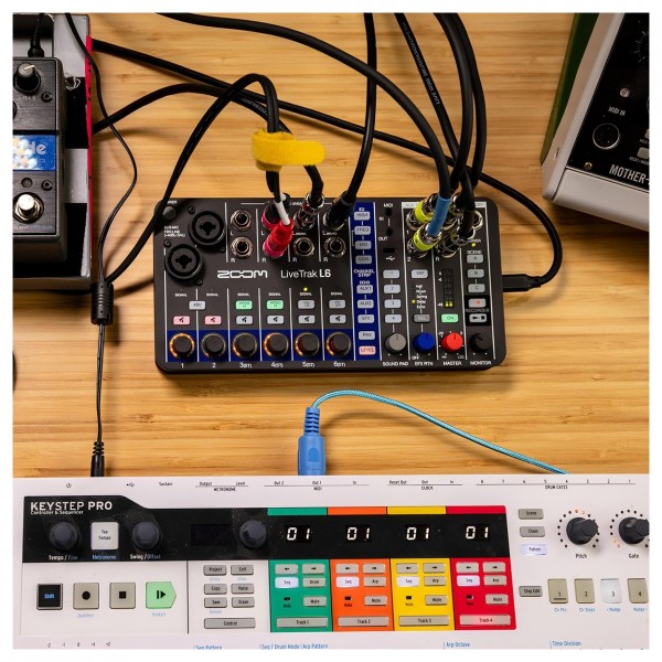 Zoom LiveTrak L-6 Compact Mixer and Multitrack Recorder at Gear4music