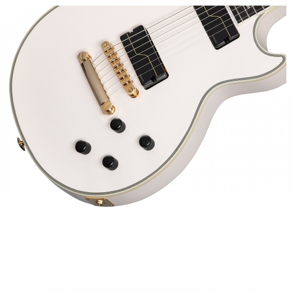 Epiphone Matt Heafy Origins Les Paul Custom 7-String, Bone White at ...