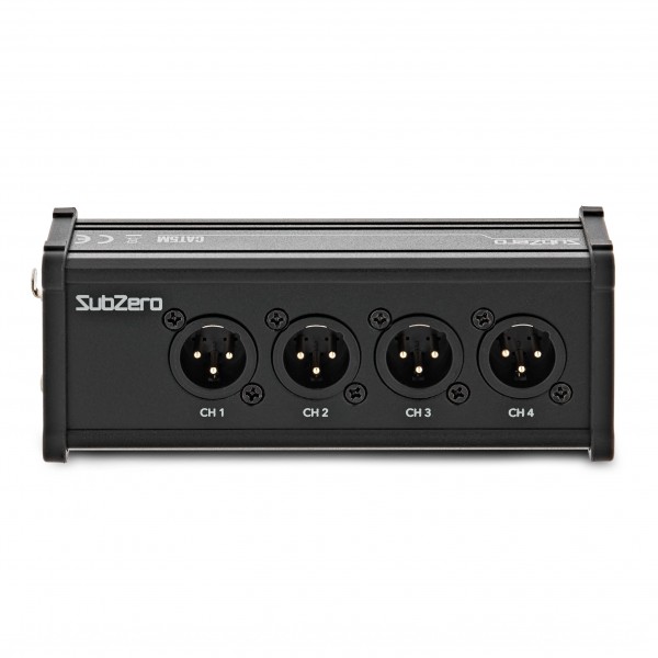 SubZero 4 Channel XLR (M) - Cat5/Ethernet Network Extender at Gear4music