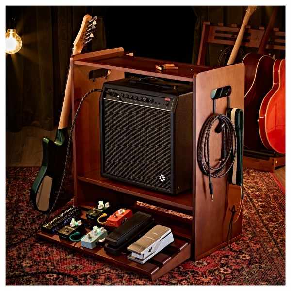Hartwood Guitar Amp and Accessories Stand at Gear4music