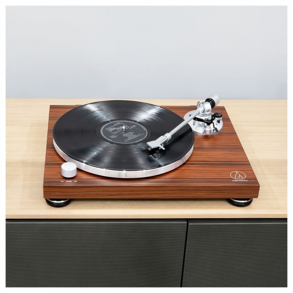 Audio Technica AT-LPW50BTRW Wireless Belt-Drive Turntable, Rosewood at ...
