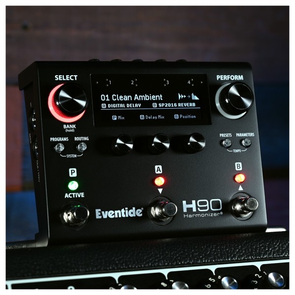 Eventide H90 Dark Harmonizer Pedal at Gear4music