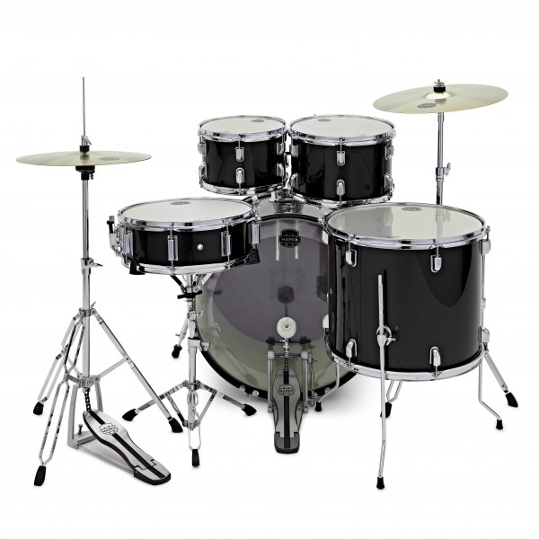 Mapex Comet Series Compact 22'' Rock Fusion Drum Kit, Dark Black at Gear4music