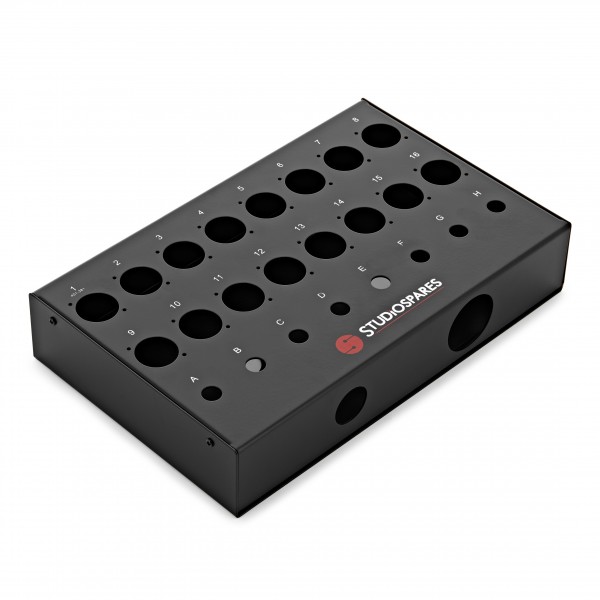 16/8 XLR and 6.35mm Wall Box by Studiospares at Gear4music