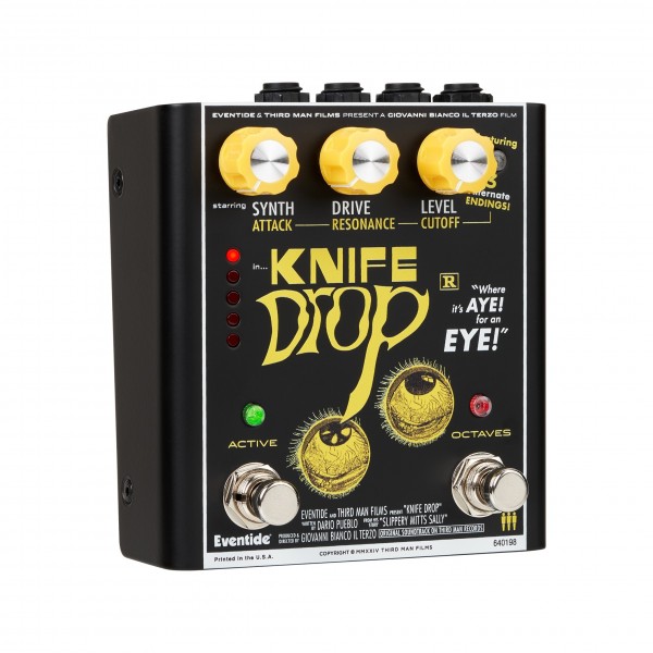 Eventide Knife Drop Fuzz Octave Pedal With Monophonic Synth at Gear4music
