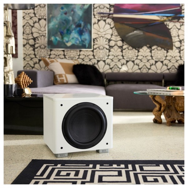 REL HT/1205 MKII Subwoofer, White at AV.com