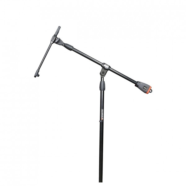 Trojan Pro Overhead Heavy Duty Microphone Stand with Wheels at Gear4music
