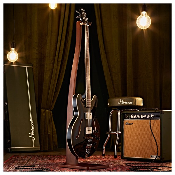 Hartwood Wooden Floating Guitar Stand at Gear4music