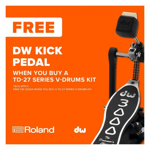 Roland TD-27KV2 V-Drums Electronic Drum Kit with Accessory Pack at ...
