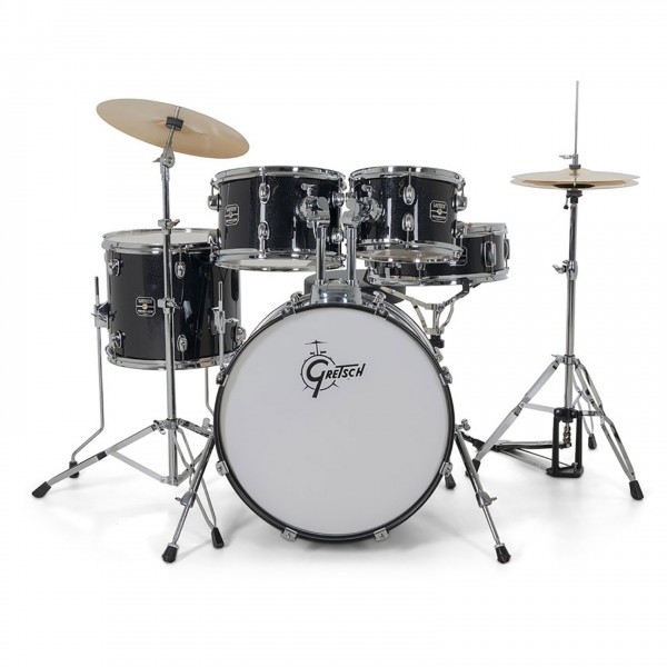 Gretsch Renegade 20" Drum Kit With Hardware & Cymbals, Black Mist at ...