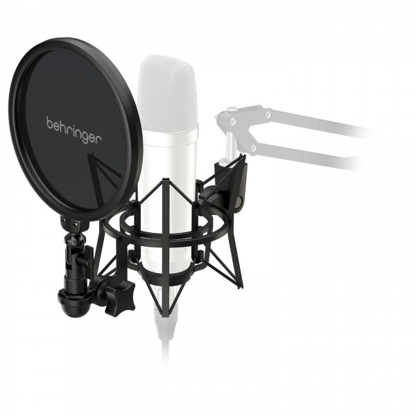 Behringer SMP1000 Heavy-Duty Shock Mount with Detachable Pop Filter at ...