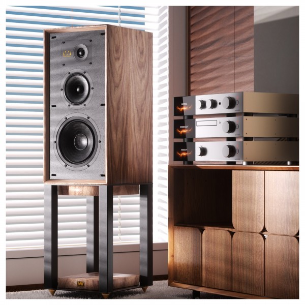 Wharfedale Super Linton Heritage Speakers (Pair), Walnut Veneer at AV.com