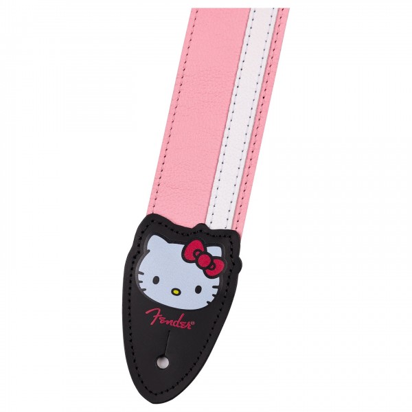 Fender x Hello Kitty Leather Strap, Pink at Gear4music