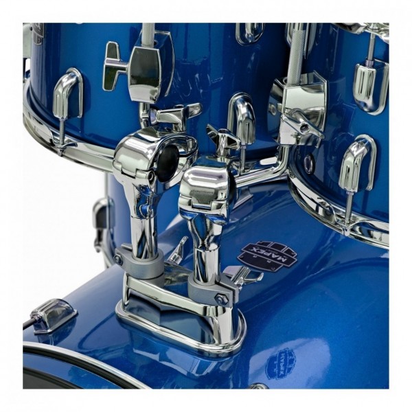 Mapex Comet Series 22'' Drum Kit, Indigo Blue w/Ride Cymbal at Gear4music