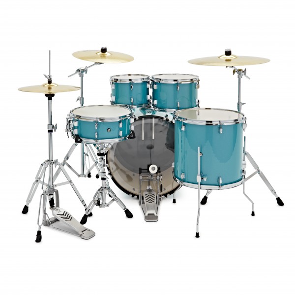 Yamaha Rydeen 22" Drum Kit w/Cymbals, Turquoise Glitter at Gear4music