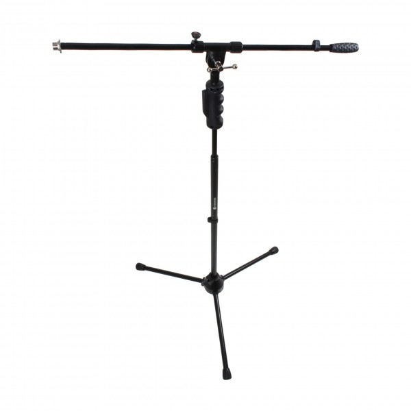 Pro One-Hand Mic Stand & Telescopic Boom by Studiospares at Gear4music