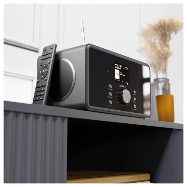 Majority Bard DAB Internet Radio with Bluetooth, Black at AV.com