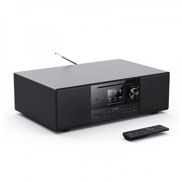 Majority Quadriga DAB Internet Radio and CD Player, Black at AV.com